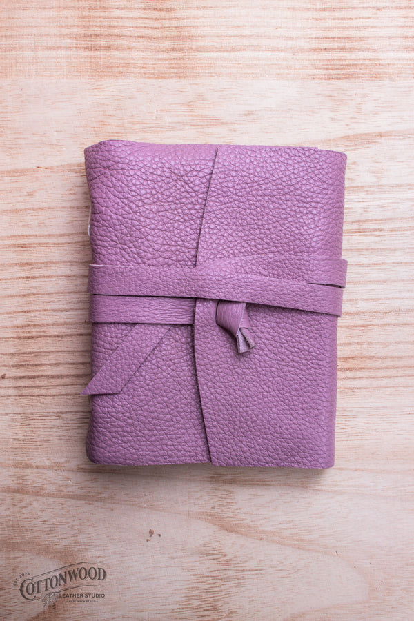 Lavender Mini Notebook – Cottonwood Leather Studio