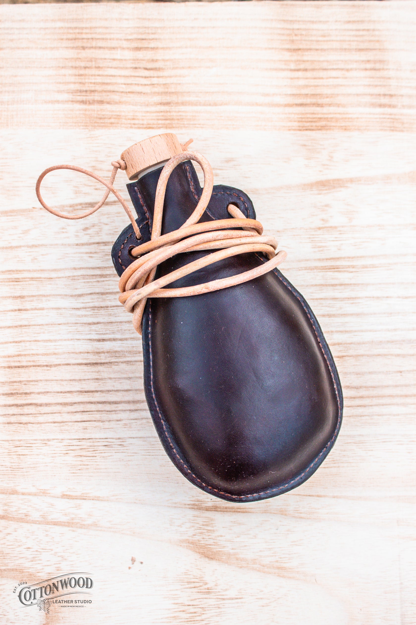 Medieval Leather Costrel – Cottonwood Leather Studio